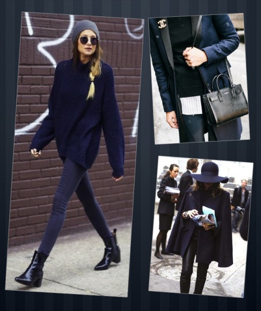 Trendy Tuesday: Wearing Black & Navy Is The New "Do"